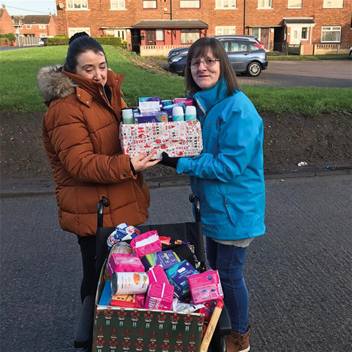Lichfield foodbank thank Voyage Care - Voyage Care